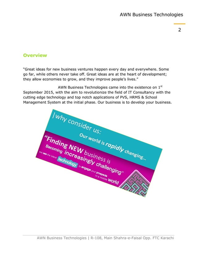 AWN Business Technologies Business Profile | PDF