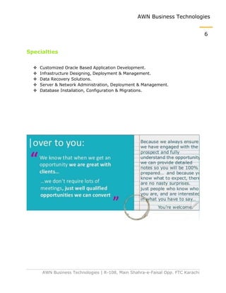 AWN Business Technologies Business Profile | PDF