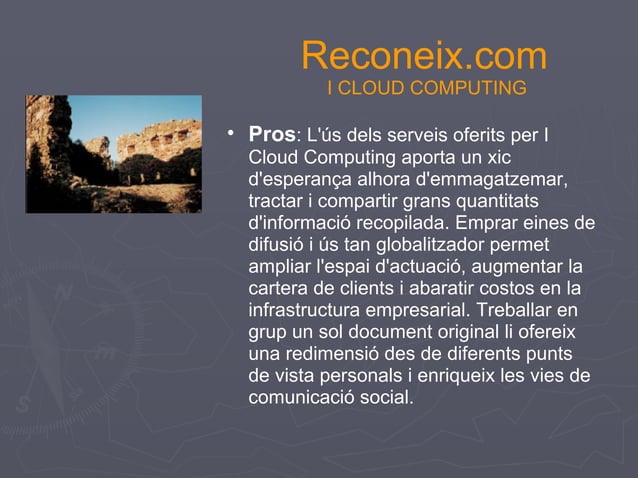 activitat 2.2 I Cloud. Reconeix. com | PPT
