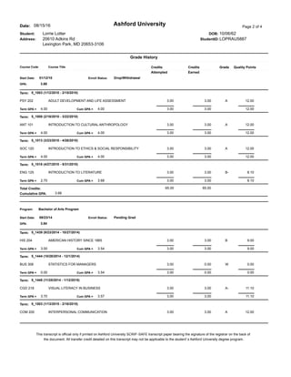 ashfordtranscript | PDF