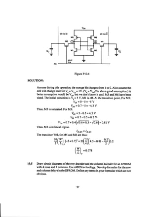 105926921 cmos-digital-integrated-circuits-solution-manual-1 | PDF