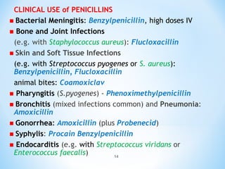 Antibiotics and there classification, classification by various types | PPT
