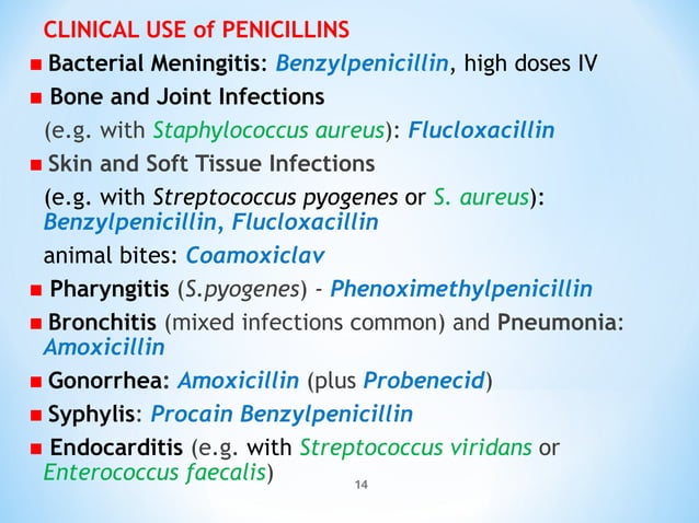 Antibiotics And There Classification Classification By Various Types
