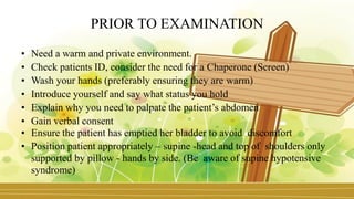 obstetric examination and gynecological postings mbbs | PPT