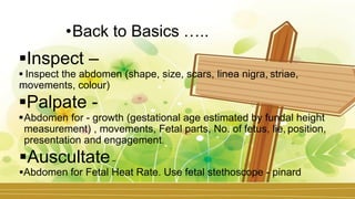 obstetric examination and gynecological postings mbbs | PPT