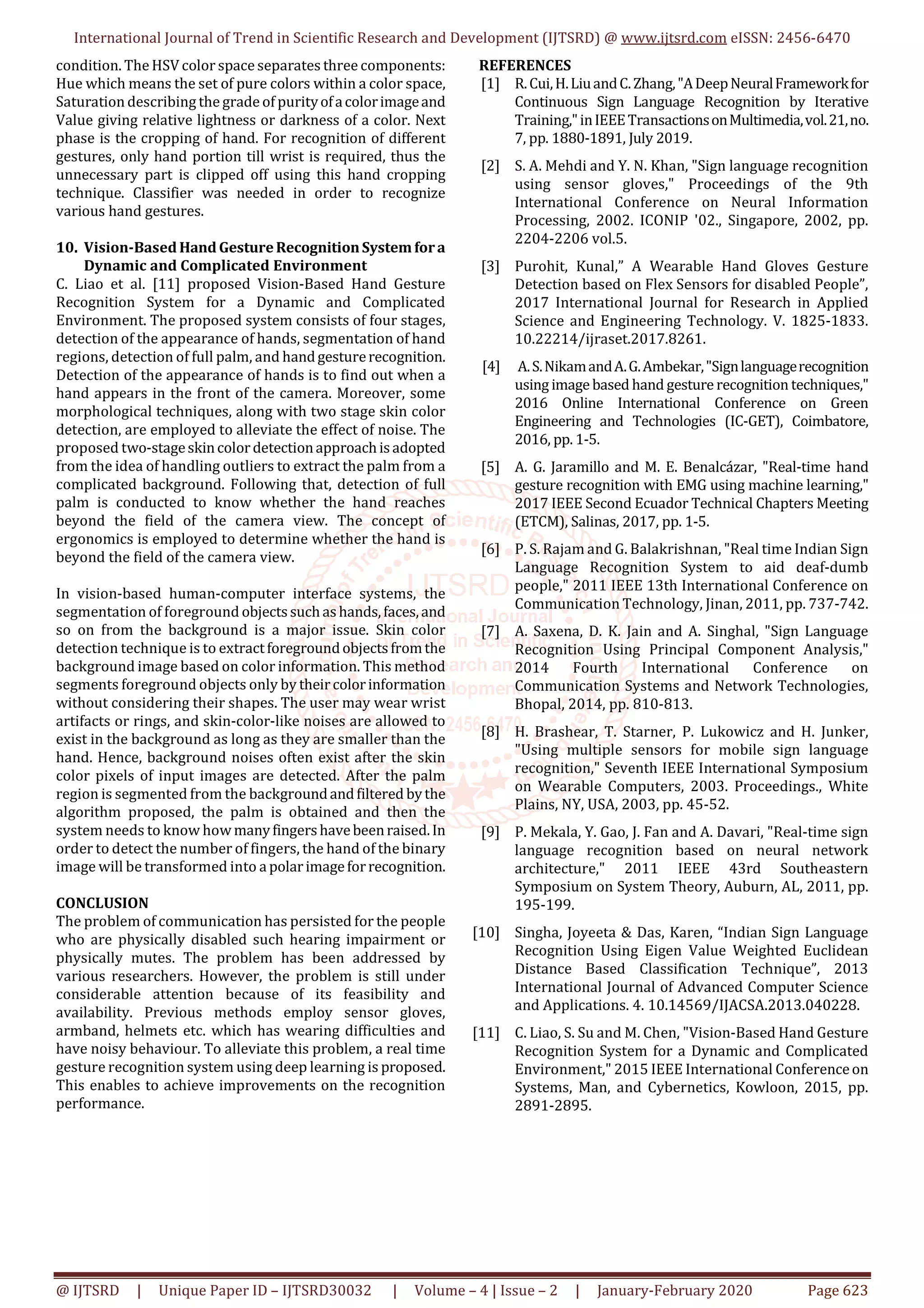 A Deep Neural Framework For Continuous Sign Language Recognition By Iterative Training Survey Pdf