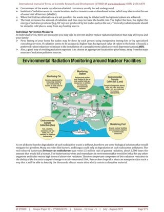 An Review Article on Radioactive Pollution | PDF