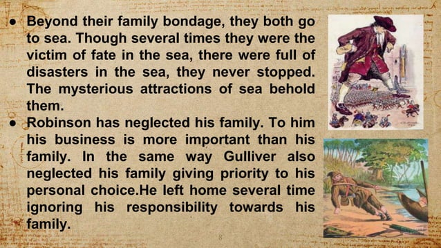 105 Comparison of 'Gulliver's Travels'and 'Robinson Crusoe'.pptx