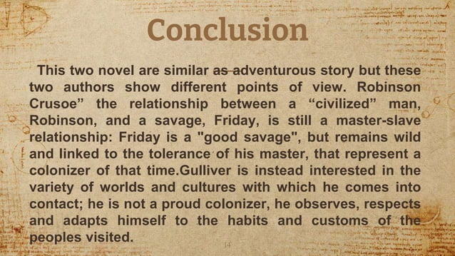 105 Comparison of 'Gulliver's Travels'and 'Robinson Crusoe'.pptx