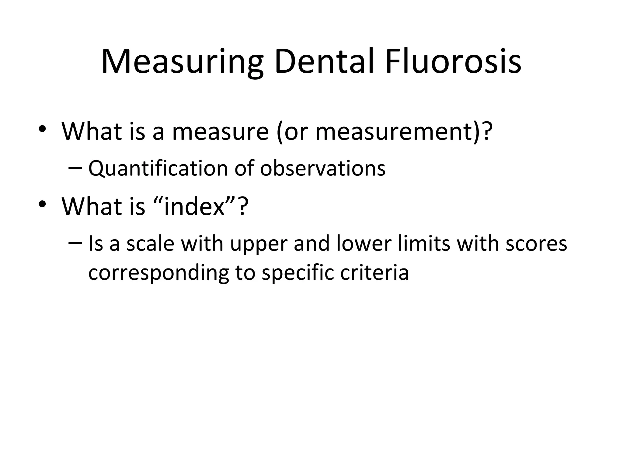 Dental Fluorosis | PPT