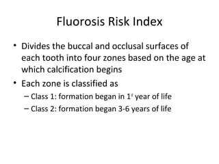 Dental Fluorosis | PPT | Dental Health | Diseases and Conditions