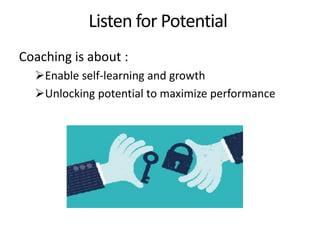 Coaching Model - Coach for Performance | PPTX