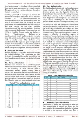 Implementation of Multimodal Biometrics Systems in Handling Security of Mobile Application Based ...