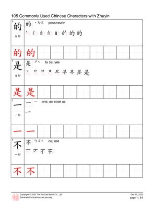 105 Most Commonly used Characters.pdf