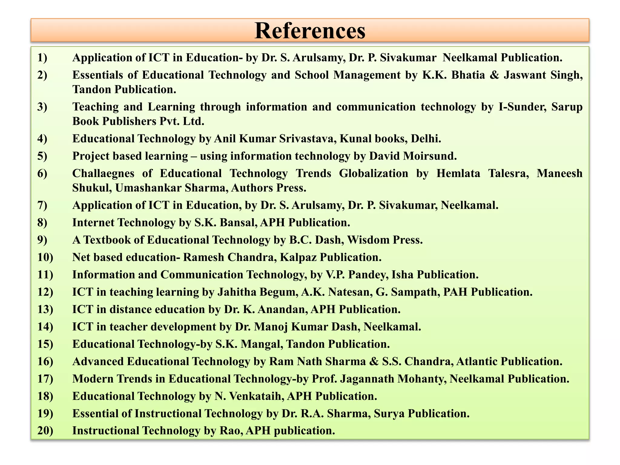 BED:105: Advanced Pedagogy & Application of ICT - Orientation | PPTX