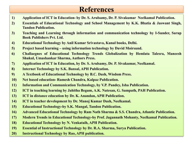 BED:105: Advanced Pedagogy & Application of ICT - Orientation | PPTX ...