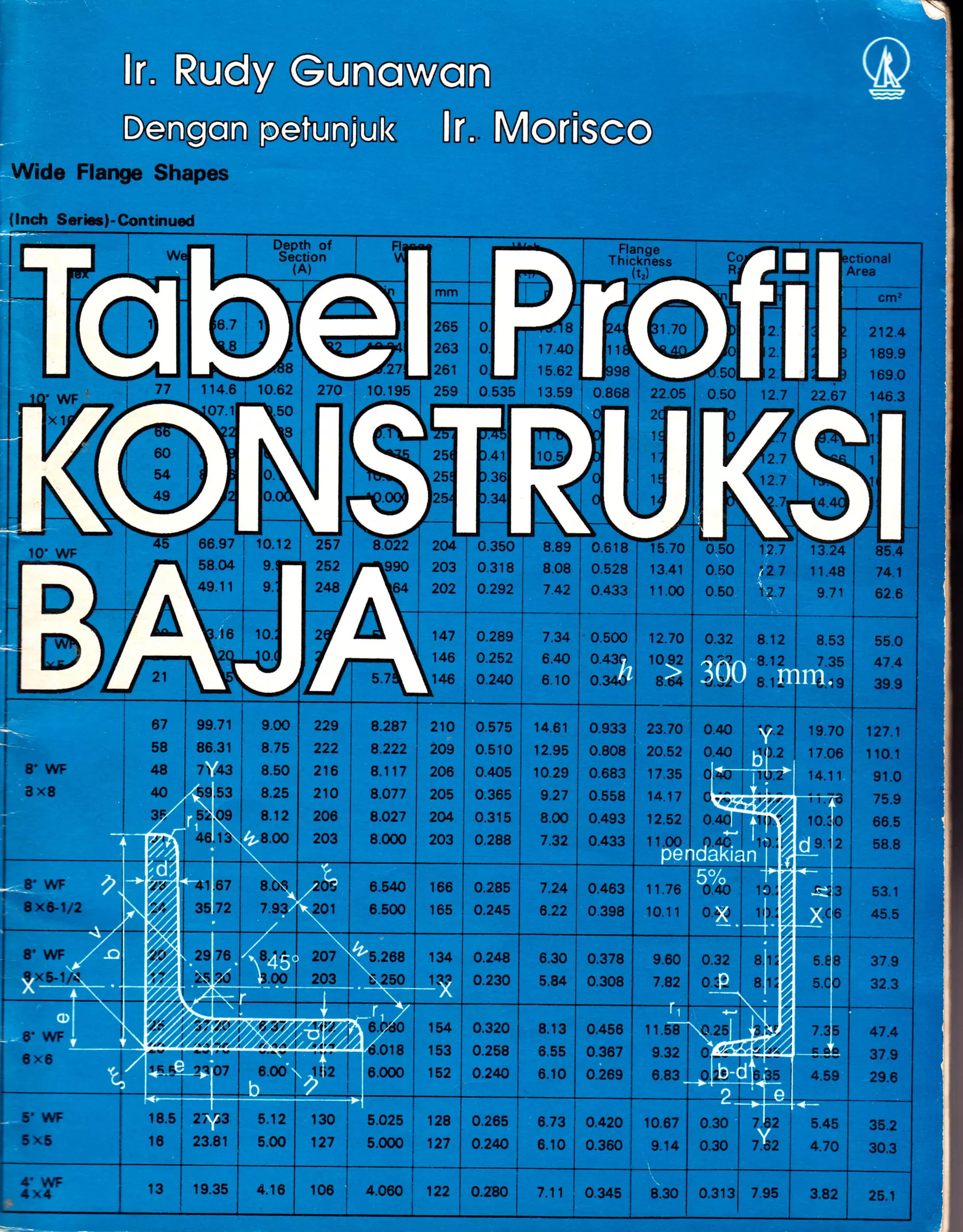 tabel profil konstruksi baja | PDF