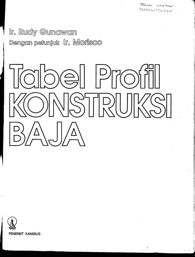 tabel profil konstruksi baja | PDF