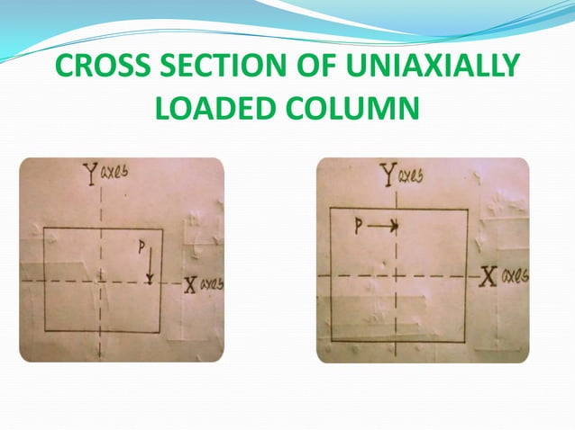 Uniaxial Column Design | PPTX | Physics | Science