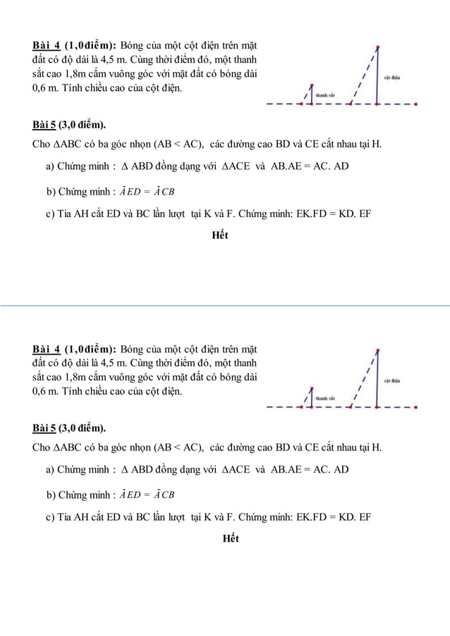Đề Thi HK2 Toán 8 - THCS Châu Văn Liêm | PDF
