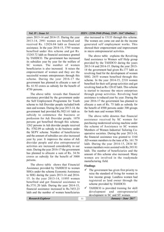 WOMEN EMPOWERMENT AND ENTREPRENEURSHIP THROUGH TAHDCO IN ...