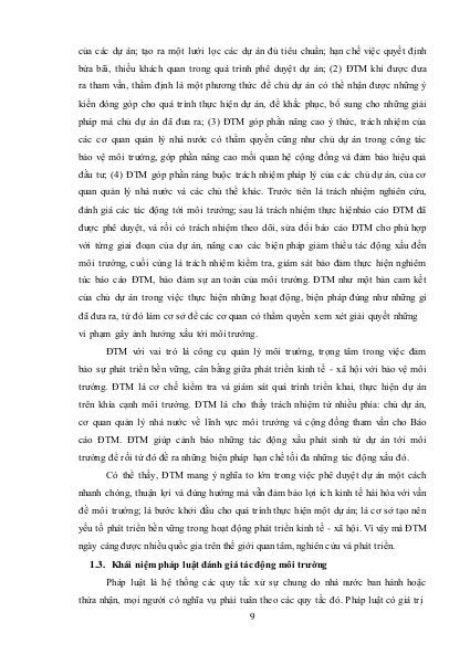 BÀI MẪU khóa luận tốt nghiệp Luật môi trường, 9 ĐIỂM | DOC