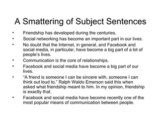 106 class slides | PPT | Social Networking | Internet