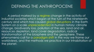 The Anthropocene | PPTX