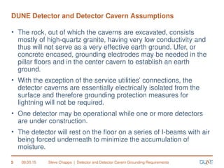 Detector and Detector Cavern Electrical Grounding Requirements | PPTX