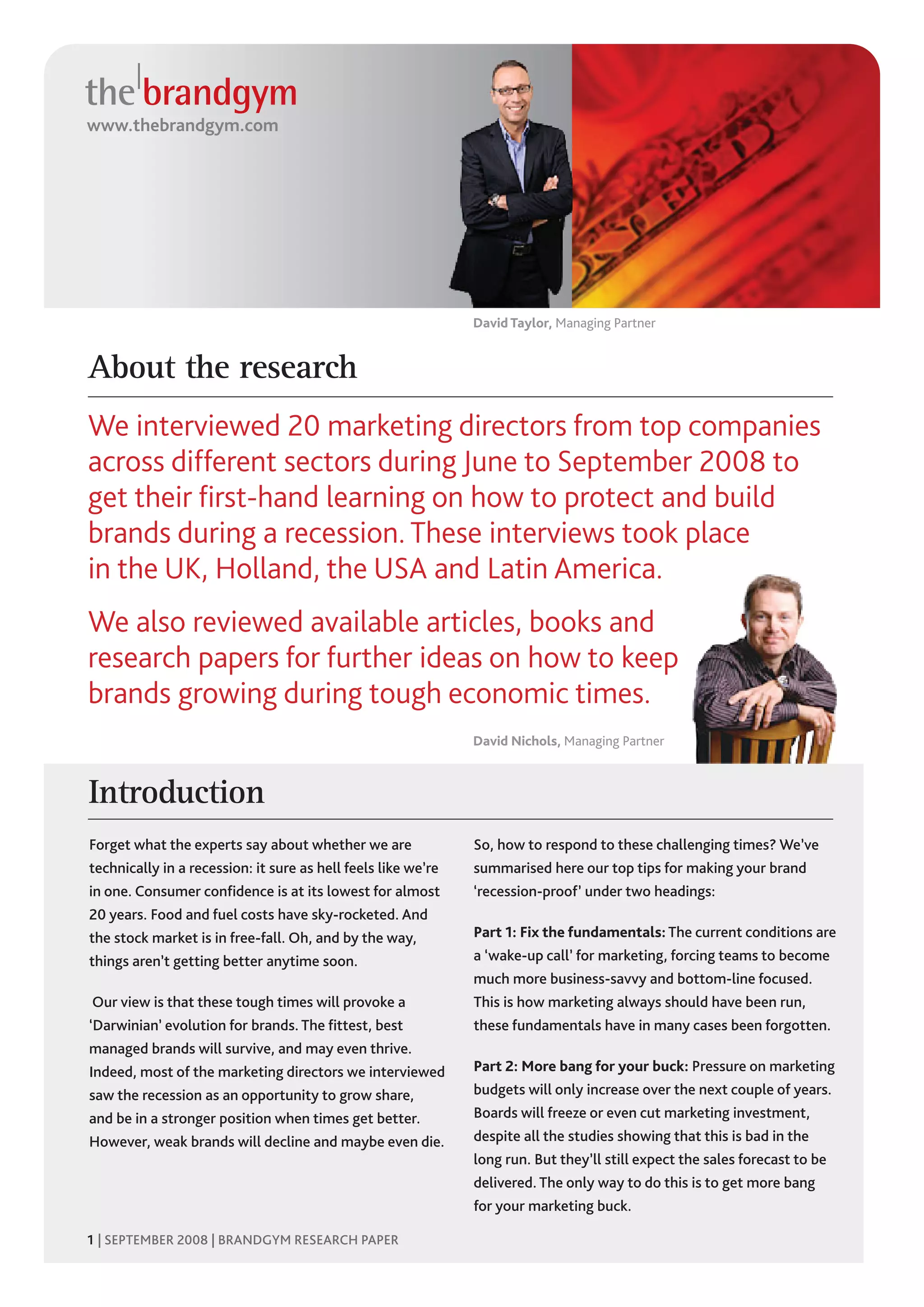 Recession-Proof Branding | PDF