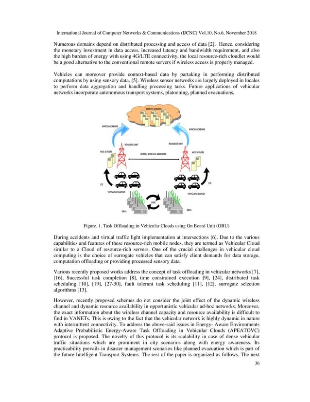 SCALABLE AND ENERGY EFFICIENT TASK OFFLOADING SCHEMES FOR VEHICULAR CLOUD COMPUTING | PDF
