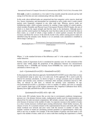 AVAILABILITY ASPECTS THROUGH OPTIMIZATION TECHNIQUES BASED OUTLIER DETECTION MECHANISM IN ...