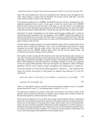 IMPROVEMENT of MULTIPLE ROUTING BASED on FUZZY CLUSTERING and PSO ALGORITHM IN WSNS TO REDUCE ...