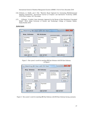 A Semantic Resource Based Approach for Star Schemas Matching | PDF