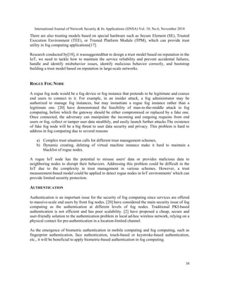BIOMETRIC SMARTCARD AUTHENTICATION FOR FOG COMPUTING | PDF