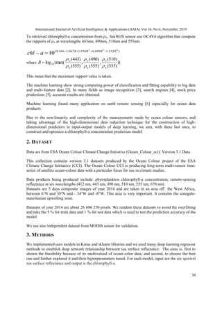 MODELING THE CHLOROPHYLL-A FROM SEA SURFACE REFLECTANCE IN WEST AFRICA BY DEEP LEARNING METHODS ...