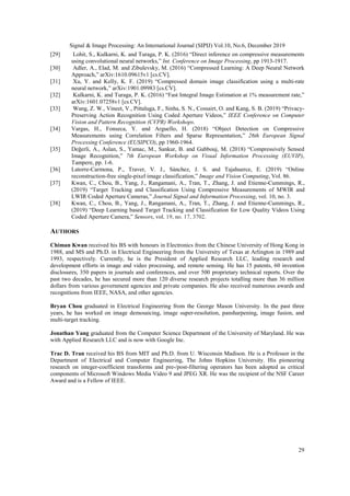 DEEP LEARNING BASED TARGET TRACKING AND CLASSIFICATION DIRECTLY IN COMPRESSIVE MEASUREMENT FOR ...