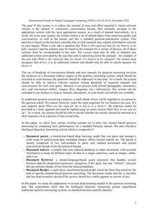 QUESTION ANSWERING MODULE LEVERAGING HETEROGENEOUS DATASETS | PDF