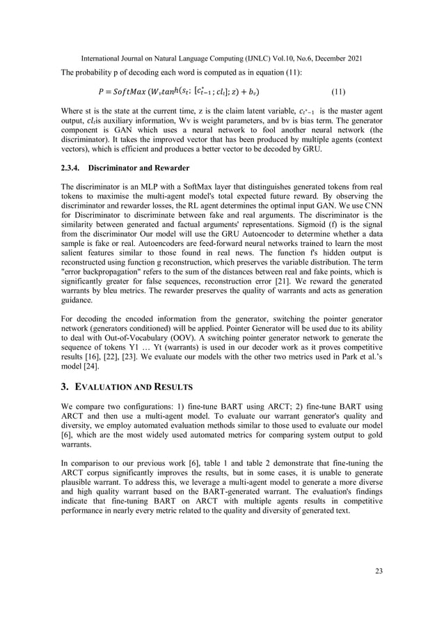 WARRANTS GENERATIONS USING A LANGUAGE MODEL AND A MULTI-AGENT SYSTEM | PDF