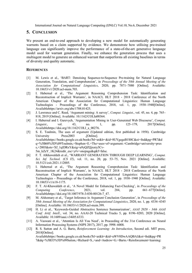 WARRANTS GENERATIONS USING A LANGUAGE MODEL AND A MULTI-AGENT SYSTEM | PDF