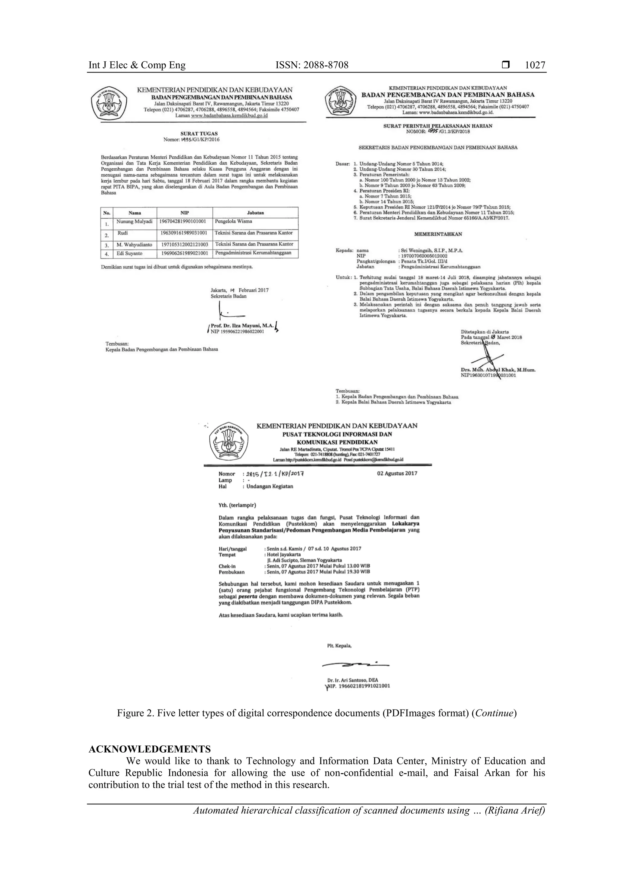 Automated hierarchical classification of scanned documents using convolutional neural network ...