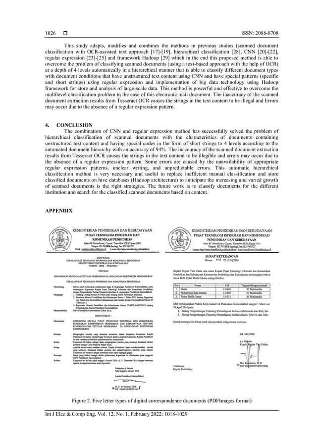 Automated Hierarchical Classification Of Scanned Documents Using