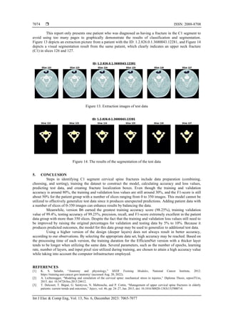 Classification of cervical spine fractures using 8 variants EfficientNet with transfer learning ...
