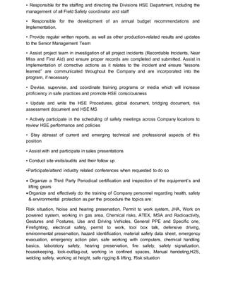 HSE Manager CV Abdeslem Dahmani Rev12 2016 | DOCX