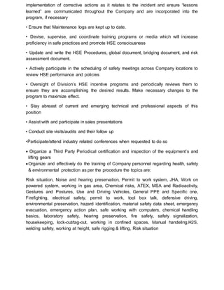 HSE Manager CV Abdeslem Dahmani Rev12 2016 | DOCX