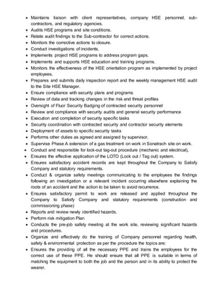 HSE Manager CV Abdeslem Dahmani Rev12 2016 | DOCX