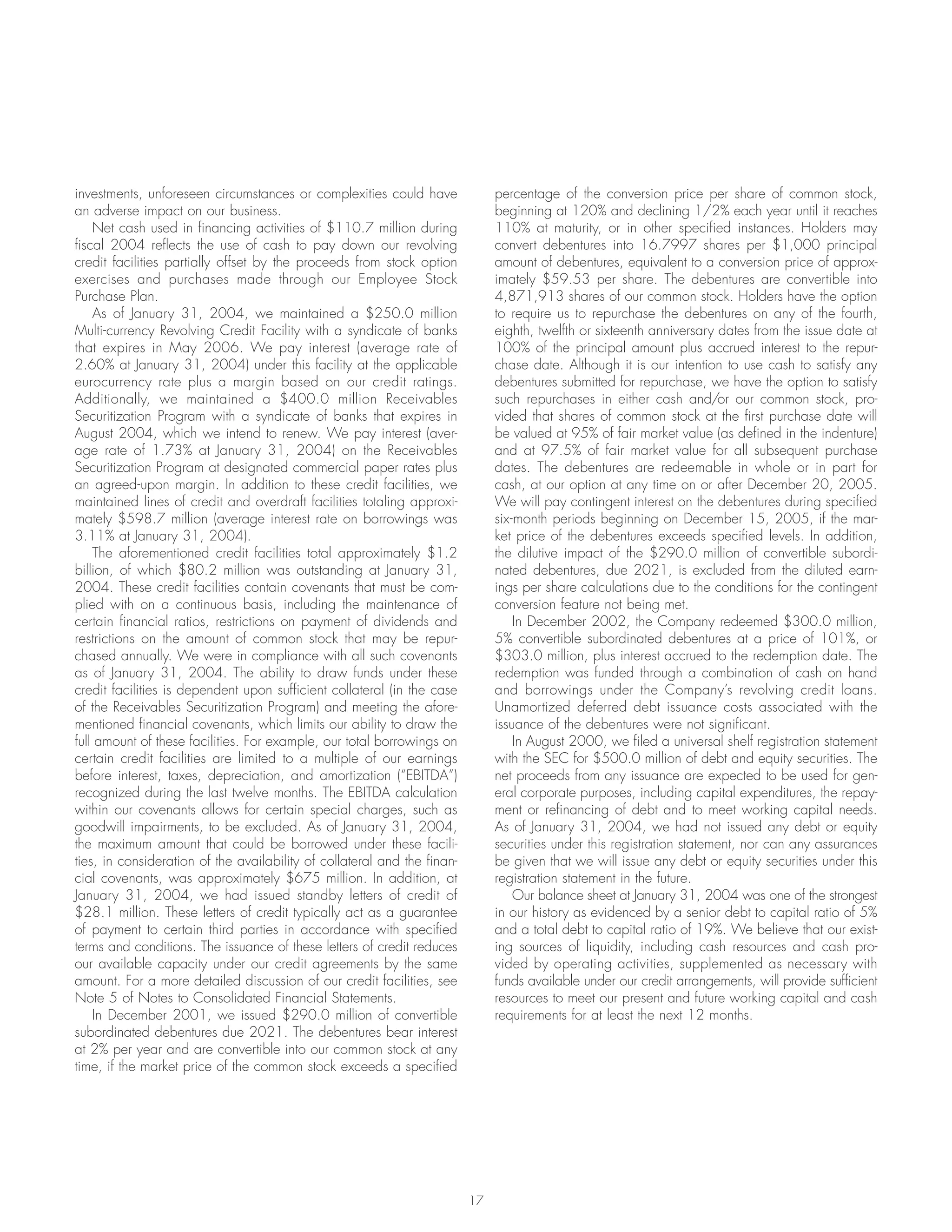 tech data Annual report 2004 | PDF