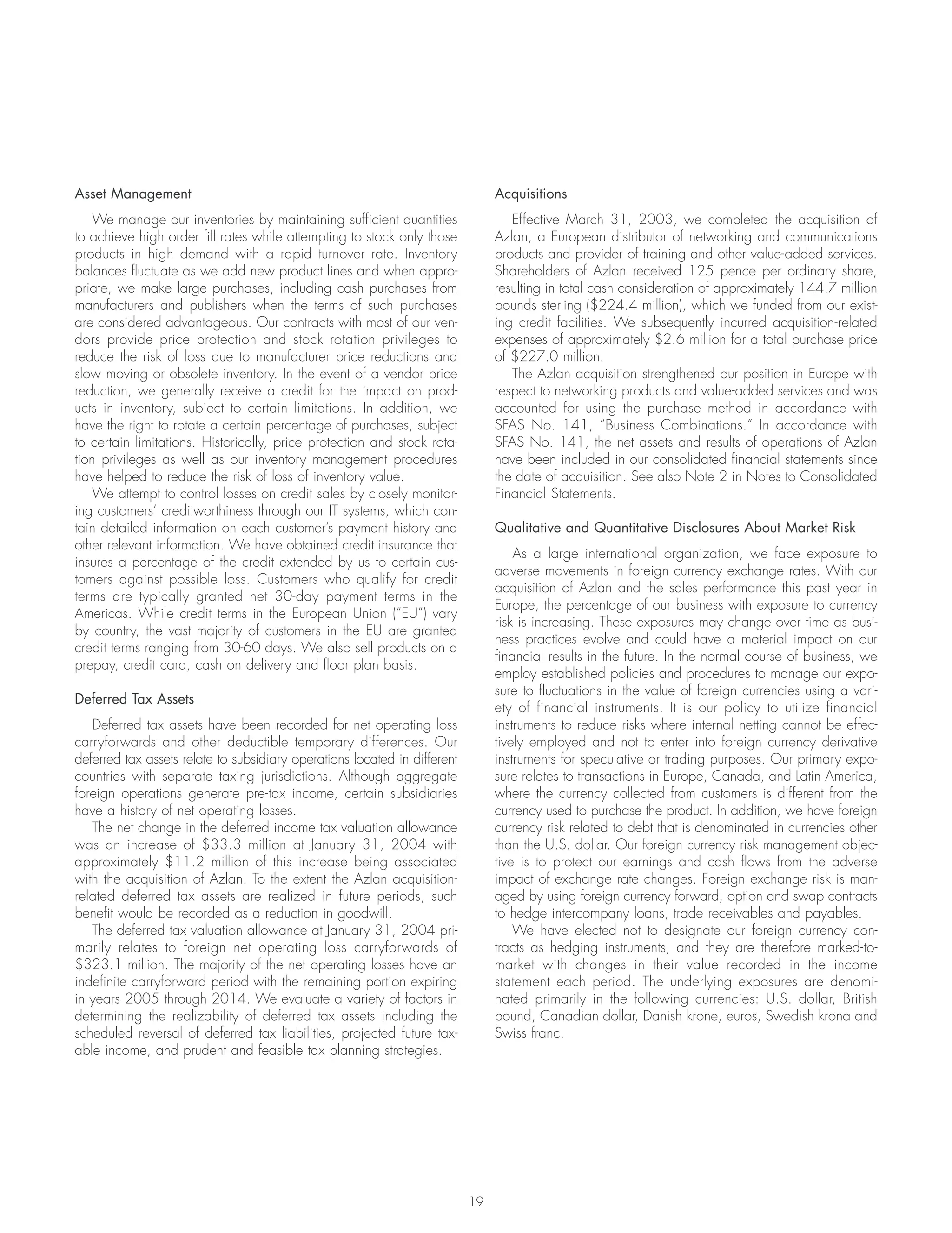tech data Annual report 2004 | PDF