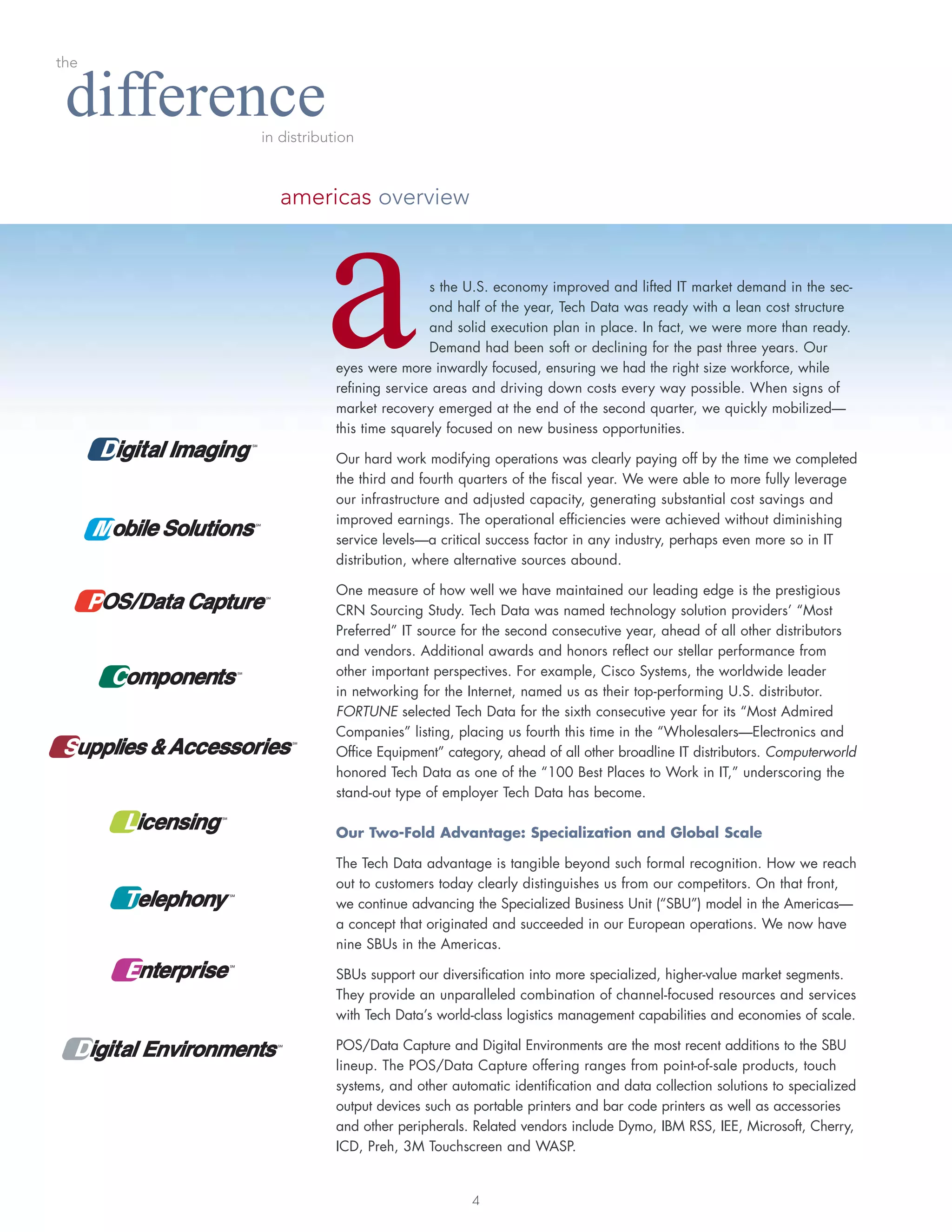 tech data Annual report 2004 | PDF