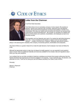 ech data Code of Ethics | PDF